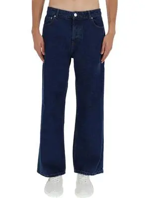 Ami Wide Leg Jeans - Blue