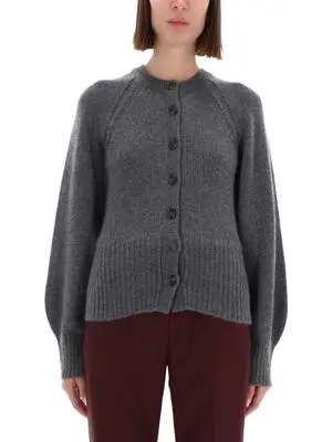 Guest In Residence Sculpted Cardigan - Grey