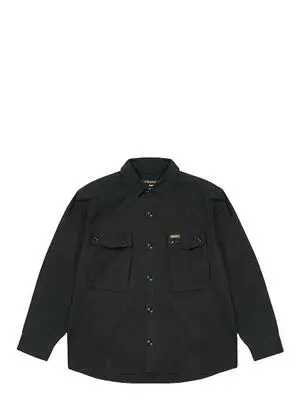PALACE X Barbour Officer Shirt - Black