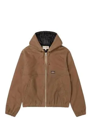 StÜssy Waxed Cotton Work Jacket - Khaki