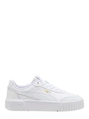 PUMA Carina Mia White Gold Sneakers - Puma White/puma Gold