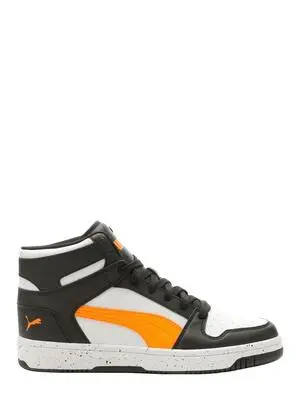 PUMA Rebound Layup Sl Speckle Sneakers - Puma White/rickie Orange/puma Black