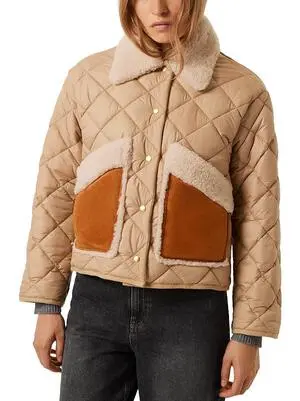 Tresse Derae Quilted Jacket - Off White