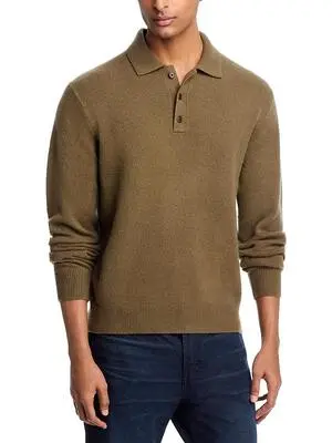 Madewell Heritage Merino Wool Sweater Polo - Bay Leaf