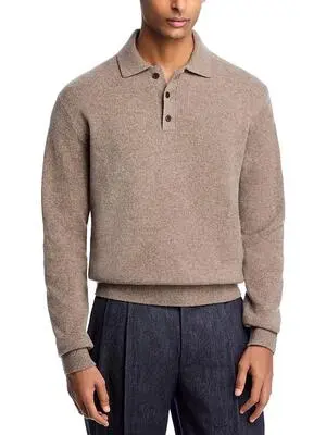 Madewell Heritage Merino Wool Sweater Polo - Heather Grey