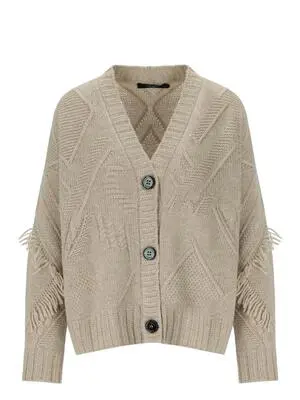 Max Mara Stallo Cardigan - Beige