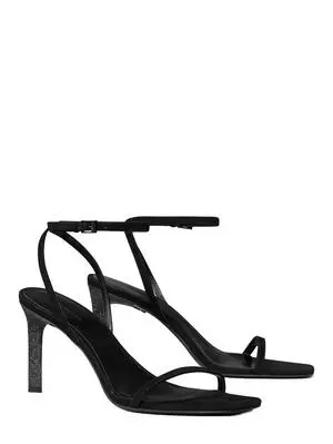Tory Burch Pavé Heeled Sandal - Perfect Black