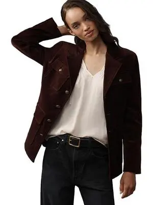 Paige Reign Blazer Jacket - Mulberry