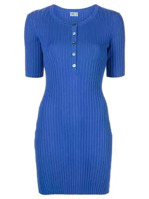 Lhd Samphire Knitted Dress - Blue