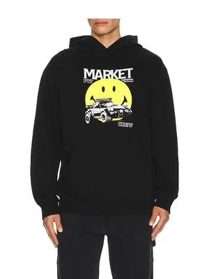 MARKET Smiley All Four Hoodie - Pirate Black