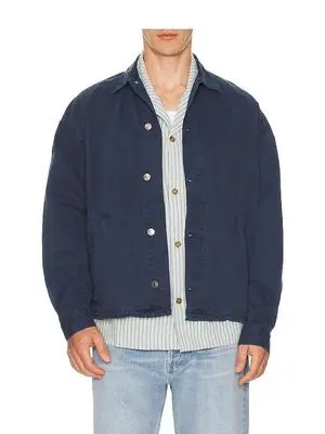 ASHER Caleb Canvas Jacket - Cadet
