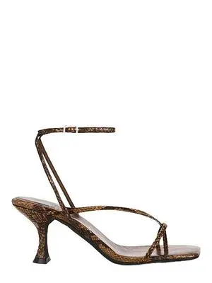 Jeffrey Campbell Fluxx Sandal - Brown Multi Python
