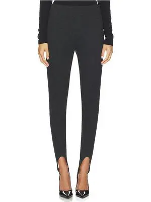 LAMARQUE Faustine Stirrup Pant - Heather Charcoal