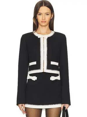 LoveShackFancy Ralphette Jacket - Black