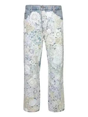 EARTHLING VIP Poetic Lust Wide-leg Jeans - Blue