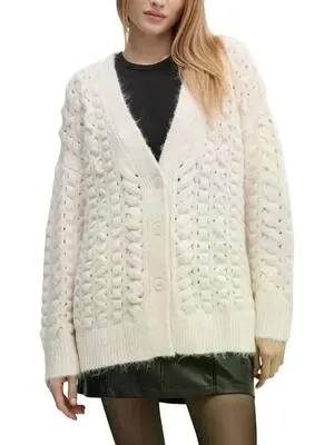SISLEY Cable-Knit Cardigan