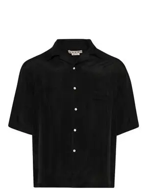 Marni Cuban-collar Shirt - Black