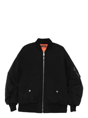 Dolce & Gabbana Zip-up Bomber Jacket - Black