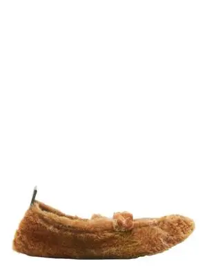 Acne Studios Shearling Loafers - Brown