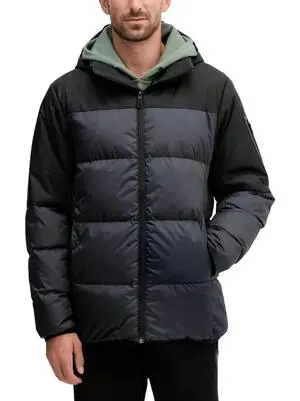 BOSS Block Hooded Jacket - Blue