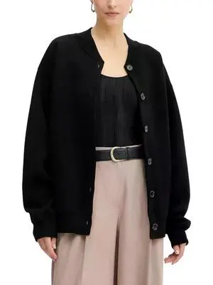 BOSS Buttoned Cardigan - Black
