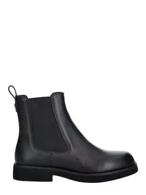 BOSS Leather Chelsea Boots - Black