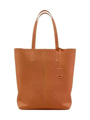 MAISON DE SABRE Tall Leather Tote - Brown