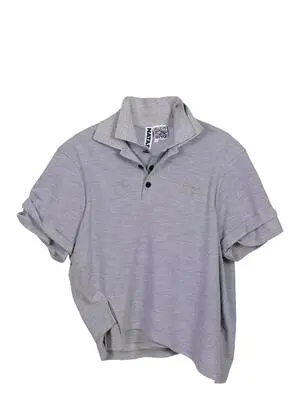 Natasha Zinko Double-layered Polo Shirt - Grey