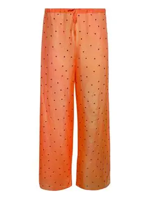 Oseree All-over Gem Trousers - Orange