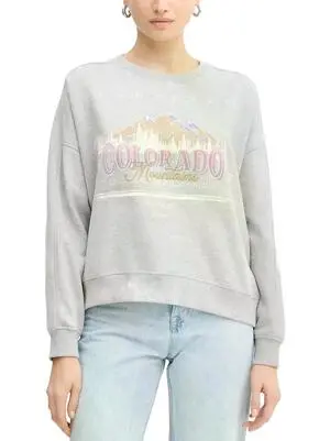 BOSS Graphic-print Sweatshirt - Grey