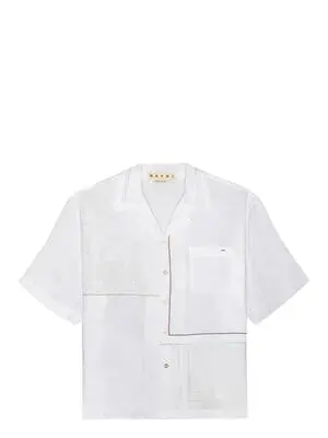 Marni Patchwork Shirt - White