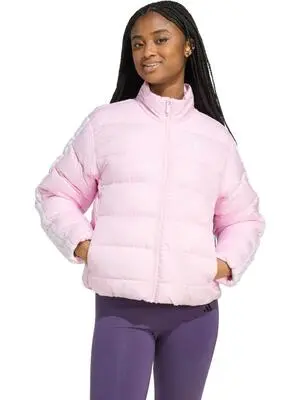 Adidas Essentials Climawarm 3-stripes Synthetic Down Jacket - Clear Pink