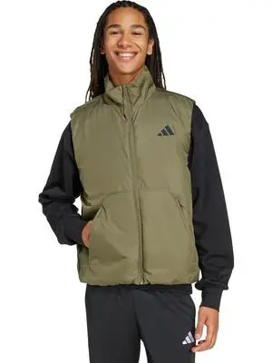 Adidas City Tech Climawarm Padded Insulated Vest - Olive Strata
