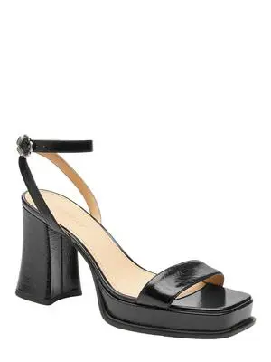 Coach Tea Rose Platform Sandal - Black