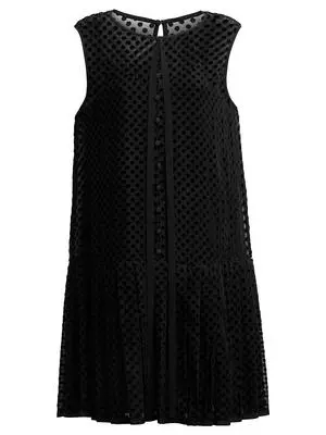 Coach Velvet Burnout Dress - Black