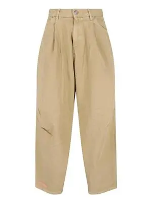 PDF Fat Angelo Wide Leg Jeans - Beige