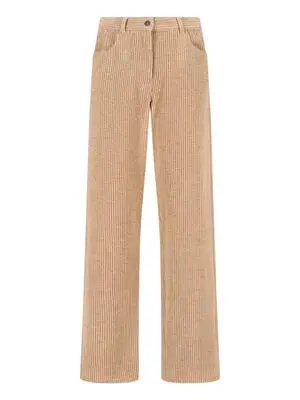 THE ROW Clair Corduroy Pants - Beige
