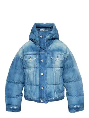 Acne Studios Padded Hooded Jacket - Blue