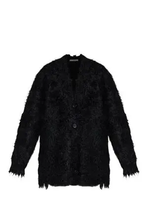 Acne Studios Wool Mohair Cardigan - Black