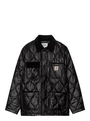 Carhartt Work In Progress Oscar Chore Liner Quilted Nylon Jacket - Black