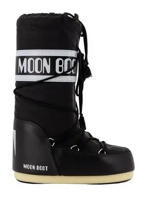 Moon Boot Icon Nylon Boots - Black