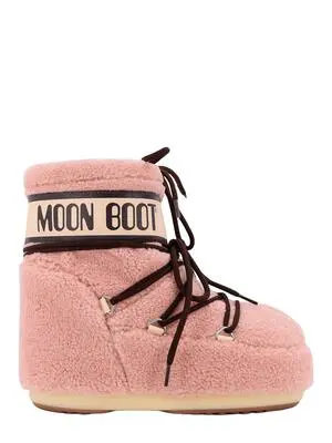 Moon Boot Mb Icon Low Faux Fur Boots - Pink