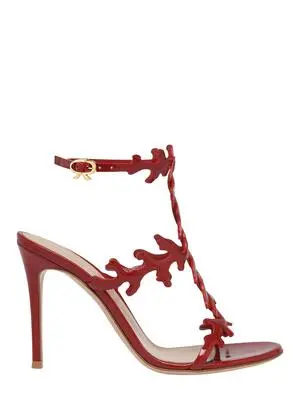 GIANVITO ROSSI Ocean Gladiator Sandals - Red - Glossy  Nappa