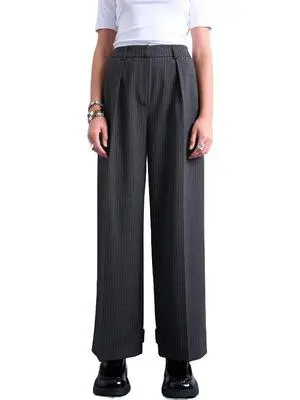 TOPSHOP Pinstripe Tailored Pants