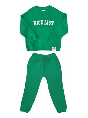 BITS & BOWS Sweatsuit - Green