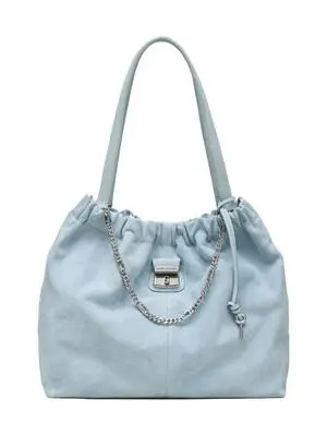 Marc Jacobs The Marc Jacobs Cristina Suede Tote Blue Mist