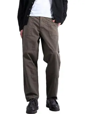 Topman Ripstop Tapered Leg Pants - Khaki
