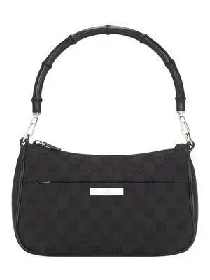 Gucci Bamboo Shoulder Bag - Black