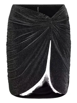 Karl Lagerfeld Metallic Skirt - Black
