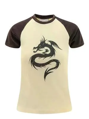 Coperni Logo-print Crew-neck T-shirt - Neutrals